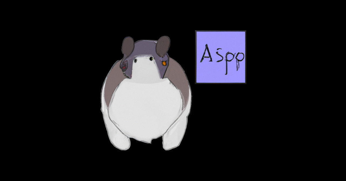 Cute Asp Drawing - Asp - Sticker | TeePublic
