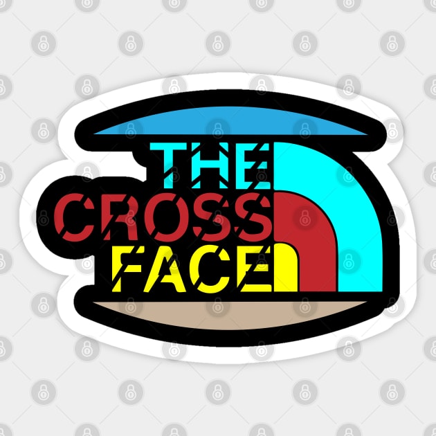 The Cross Face Wrestling T-Shirt - The Cross Face - Sticker | TeePublic