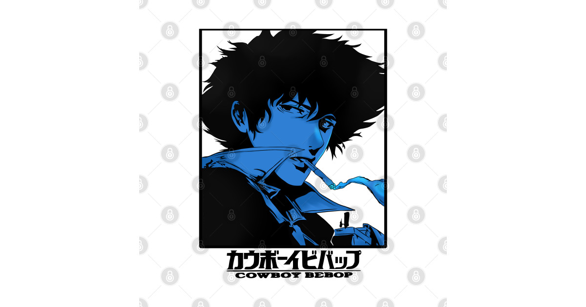 Doodle Blue Guy - Cowboy Bebop - T-Shirt | TeePublic