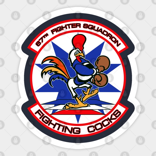 67th Fighter Squadron - 67th Fighter Squadron - Sticker | TeePublic