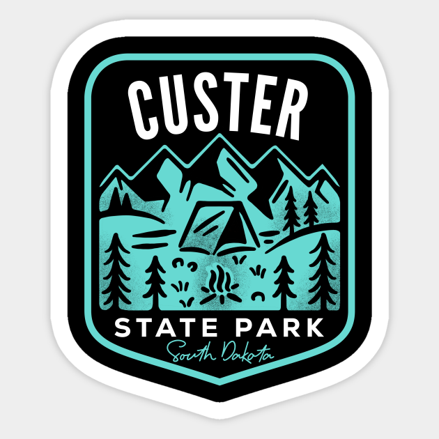 Custer State Park South Dakota - Custer State Park - Sticker | TeePublic
