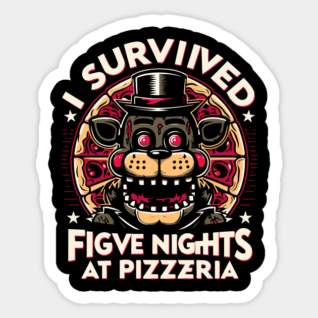 five nights at freddys - Five Nights At Freddys - Sticker | TeePublic