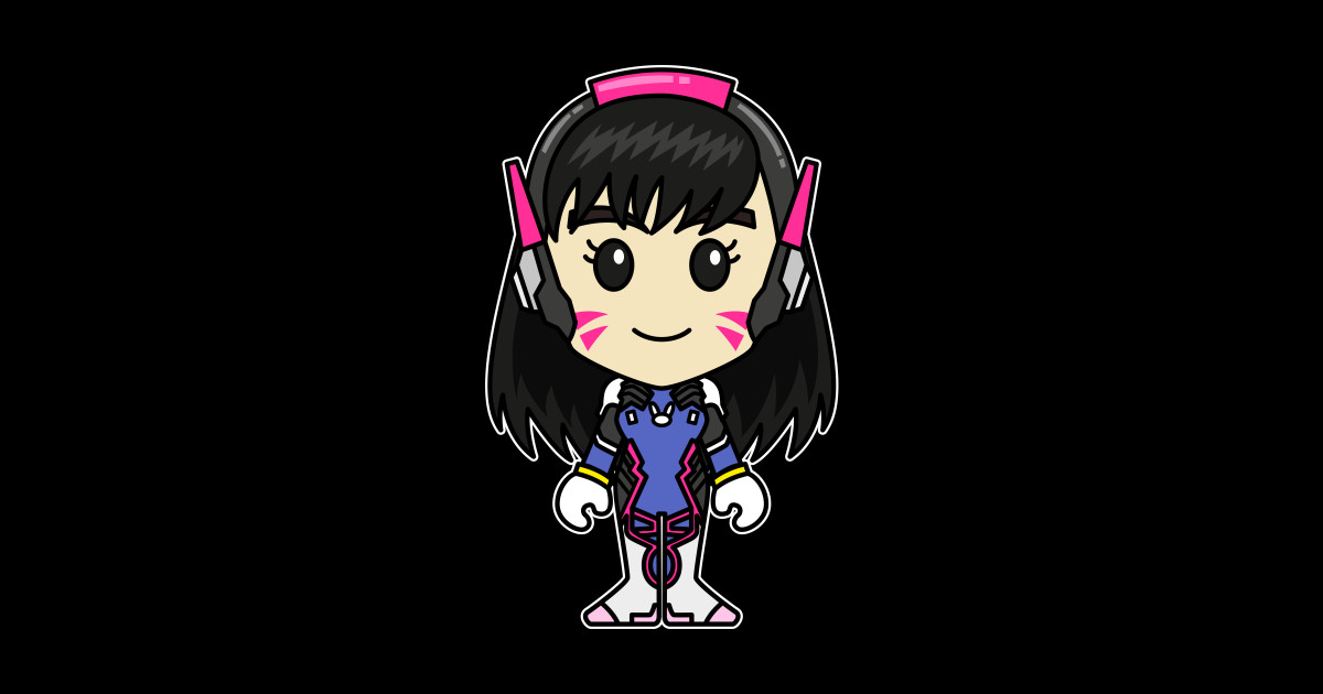 D.Va Chibi - Dva Overwatch - Posters and Art Prints | TeePublic