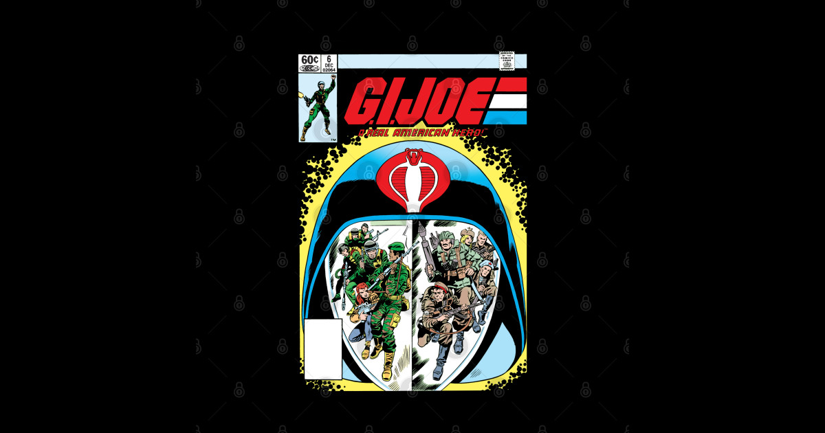 GI Joe retro comic cover - Gi Joe - Sticker | TeePublic