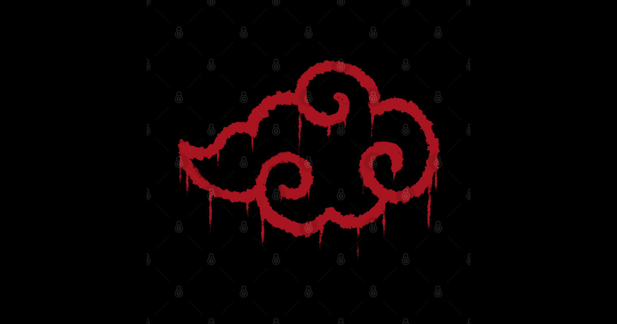 Red cloud - Akatsuki Pain - Sticker | TeePublic