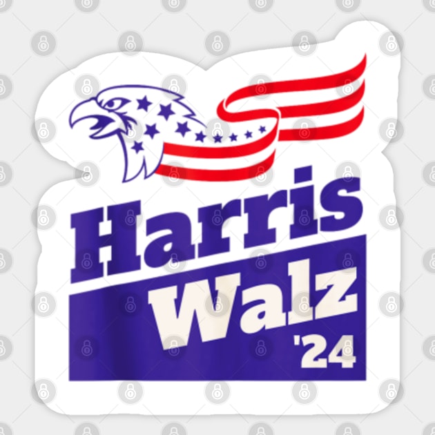 Harris walz 24 - Harris Walz - Sticker | TeePublic
