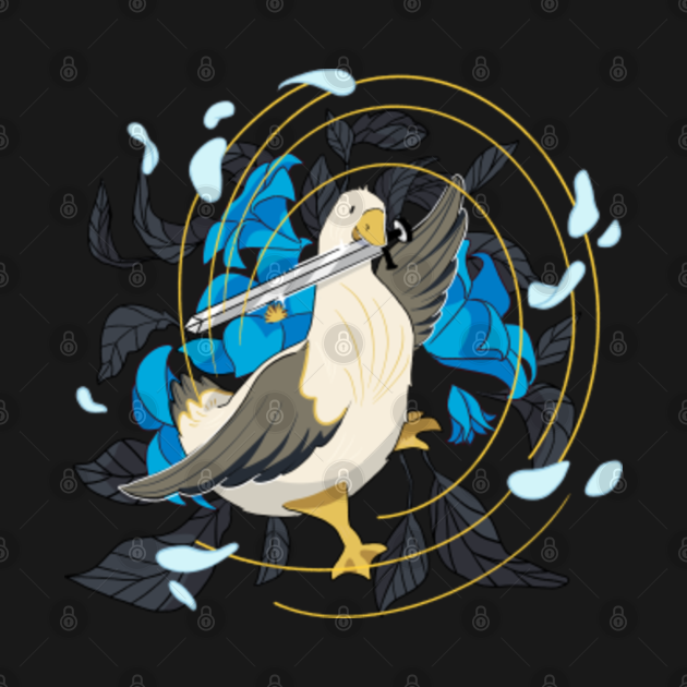 Goose with sword - Goose With Sword - T-Shirt | TeePublic
