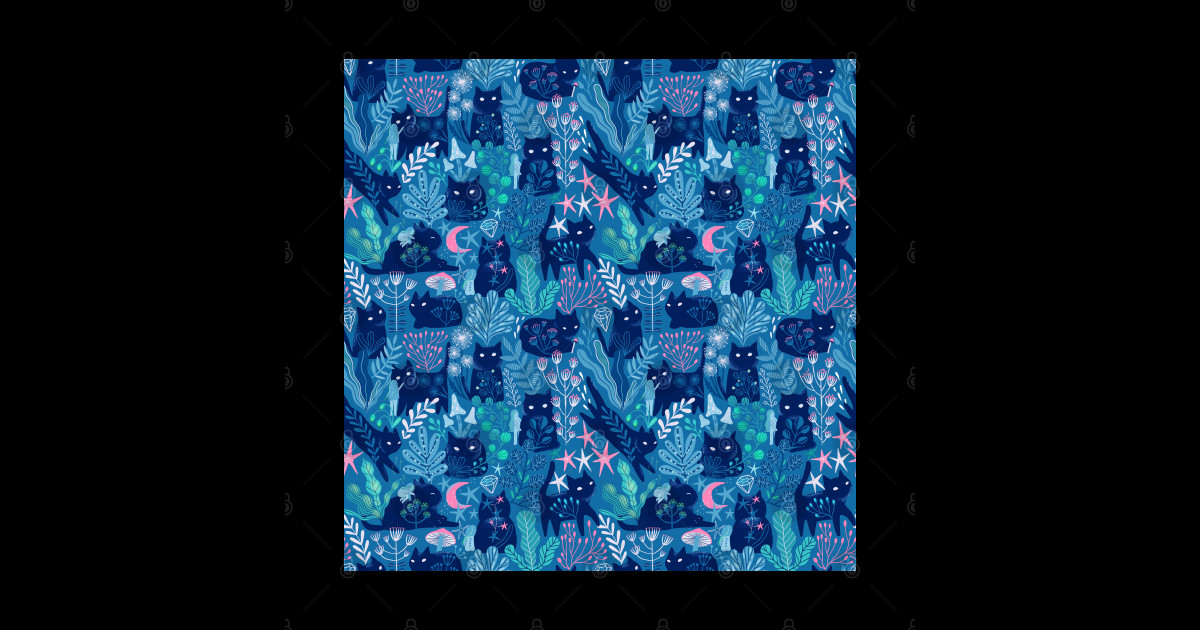 Magic Cats - Cats - Posters and Art Prints | TeePublic