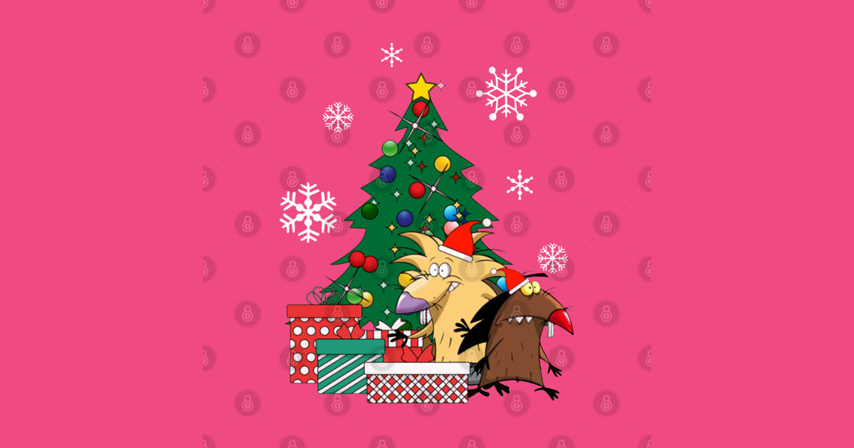 Angry Beavers Around The Christmas Tree - Angry Beavers - T-Shirt ...