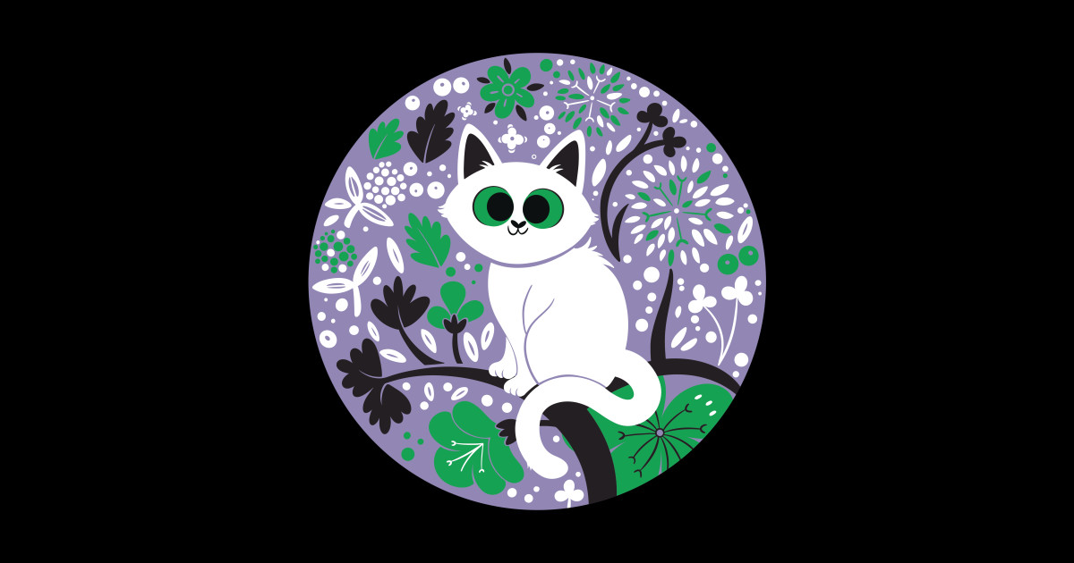 Genderqueer Pride Cat - Genderqueer - Sticker | TeePublic