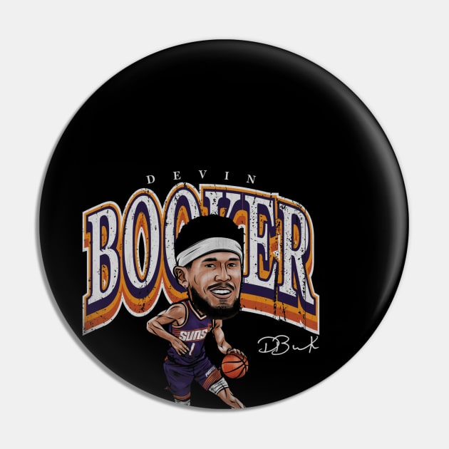 Devin Booker Phoenix Cartoon - Devin Booker - Pin | TeePublic