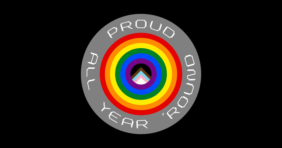 Proud All Year 'Round - LGBTQ+ Equality Subtle Design - Pride - Sticker ...