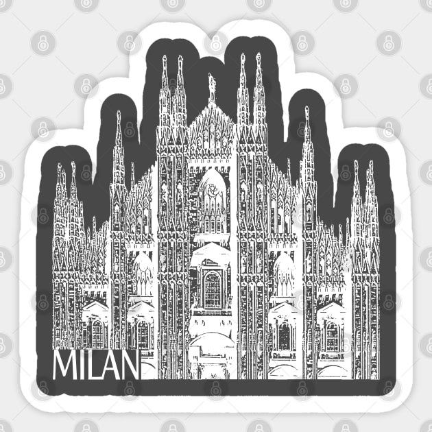 Milan - Milan - Sticker | TeePublic