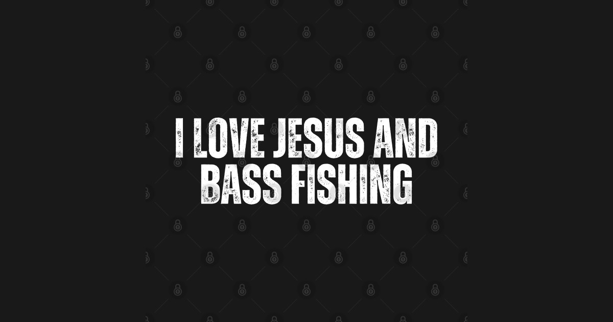 Jesus Bass Fish - Jesus Bass Fish - T-Shirt | TeePublic
