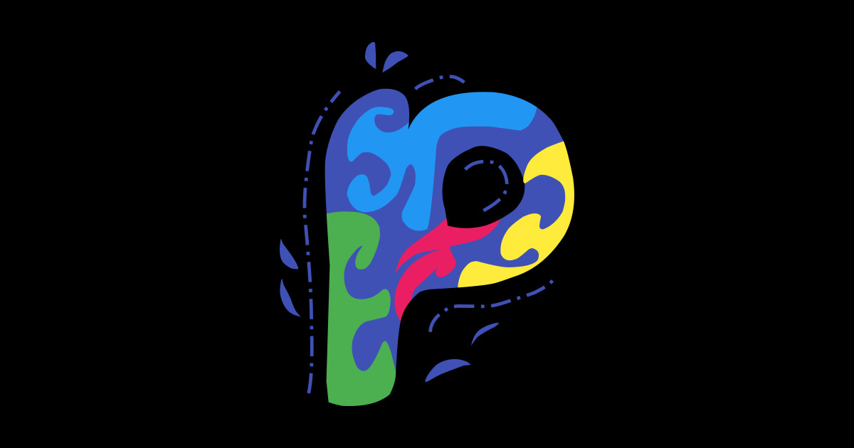 Letter P - Letters - Sticker | TeePublic