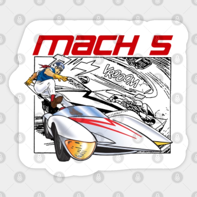 Speed Racer - Mach 5 I - Mach 5 - Sticker | TeePublic