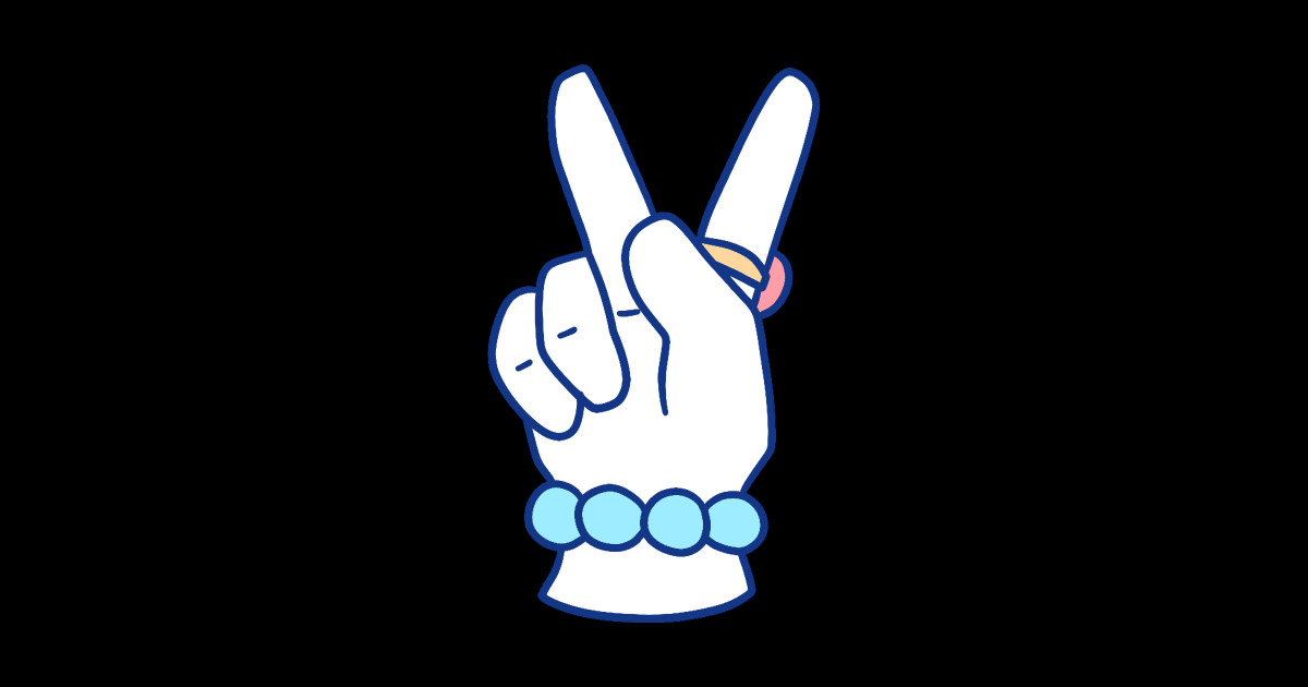 Girl Peace Sign Peace Magnet Teepublic