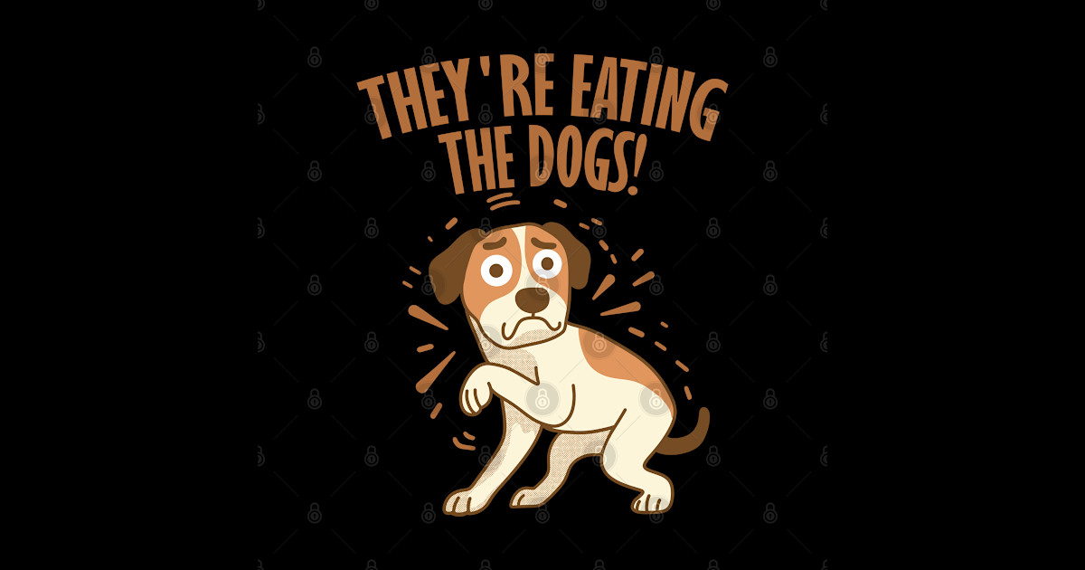 They're Eating The Dogs ! - Theyre Eating The Dogs - Sticker | TeePublic