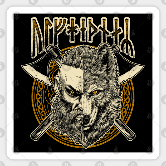 Ulfhednar Viking Wolf Norse Pagan Warrior Ulfhedinn - Viking Wolf ...