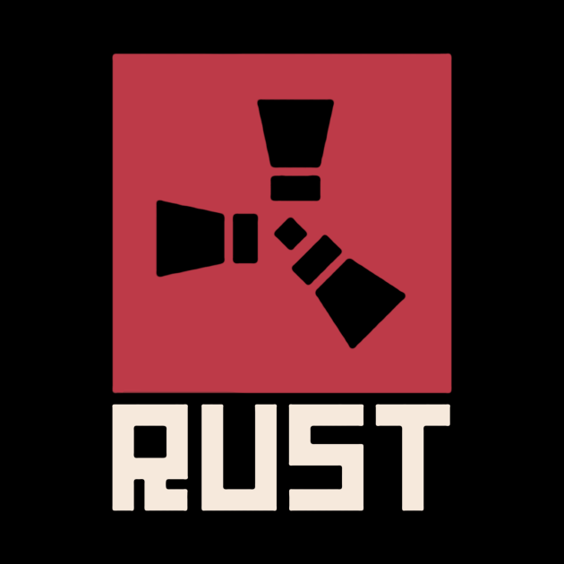 Rust - Rust Game Gamer Geek Logo - Tapestry | TeePublic