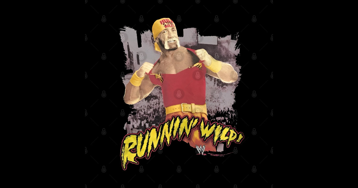 hulk Hogan Runnin Wild Hollywood Hulk Hogan - Hulk Hogan - Sticker ...