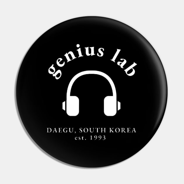 Genius Lab SUGA of BTS (Min Yoongi / Agust D) - Suga Bts - Pin | TeePublic