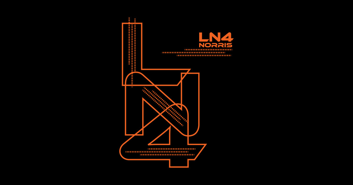 Lando Norris LN4 Grand Prix Formula 1 Racing F1 Driver - F1gp - Sticker ...