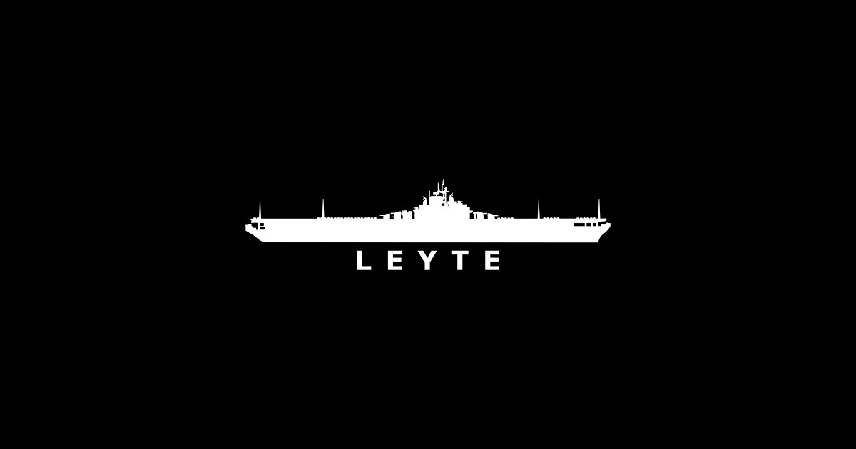 USS Leyte (CV-32) - Aircraft Carrier - Sticker | TeePublic