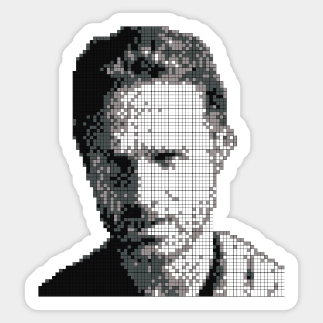 8 bit Rick - Rick Grimes - Sticker | TeePublic