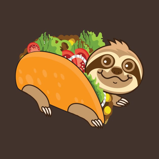 Sloth Taco - Sloth - T-Shirt | TeePublic