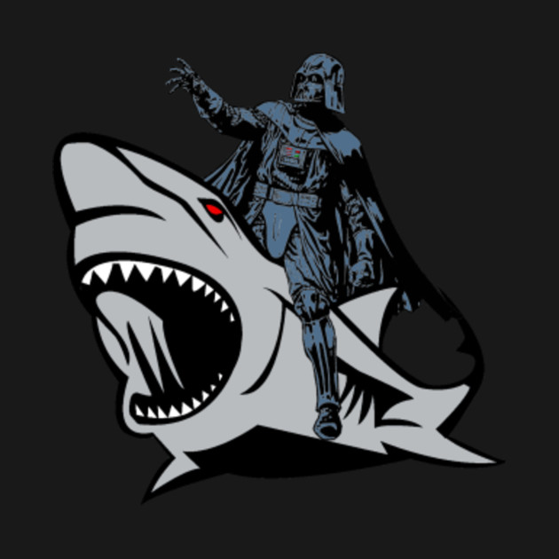 Shark Vader - Star Wars - T-Shirt | TeePublic