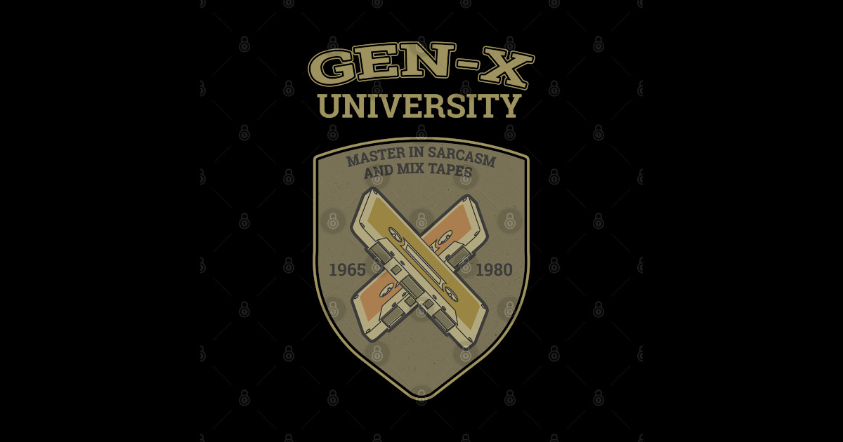 Generation-X University - Generation X - Sticker | TeePublic