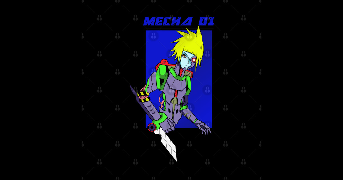 Mecha 01 - Mecha - Sticker | TeePublic