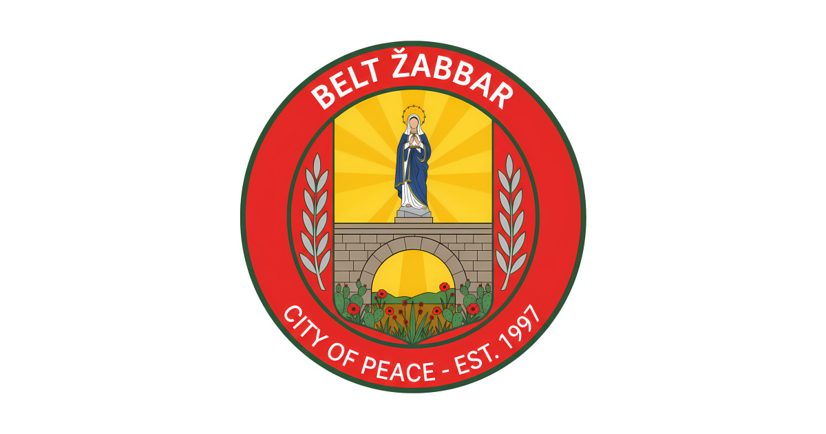 Belt Żabbar City of Peace Malta Emblem - Abbar - T-Shirt | TeePublic
