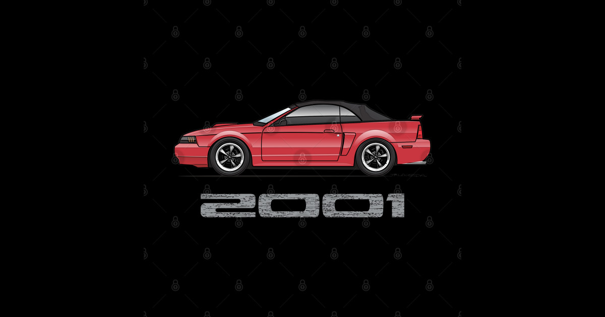 convertible 2001 - 2001 Mustang - Sticker | TeePublic