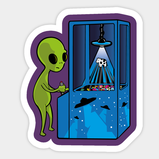 Alien Abduction - Alien Abduction - Sticker | TeePublic