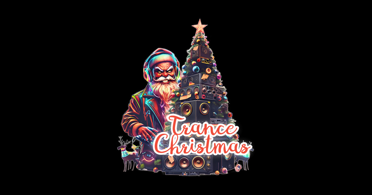 Trance Christmas - Rave Santa with Speaker Tree - Trance Christmas ...