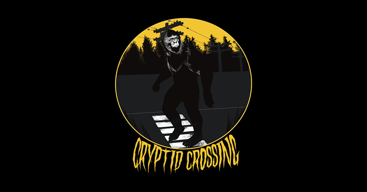 Cryptid Crossing - Sasquatch - Sticker | TeePublic
