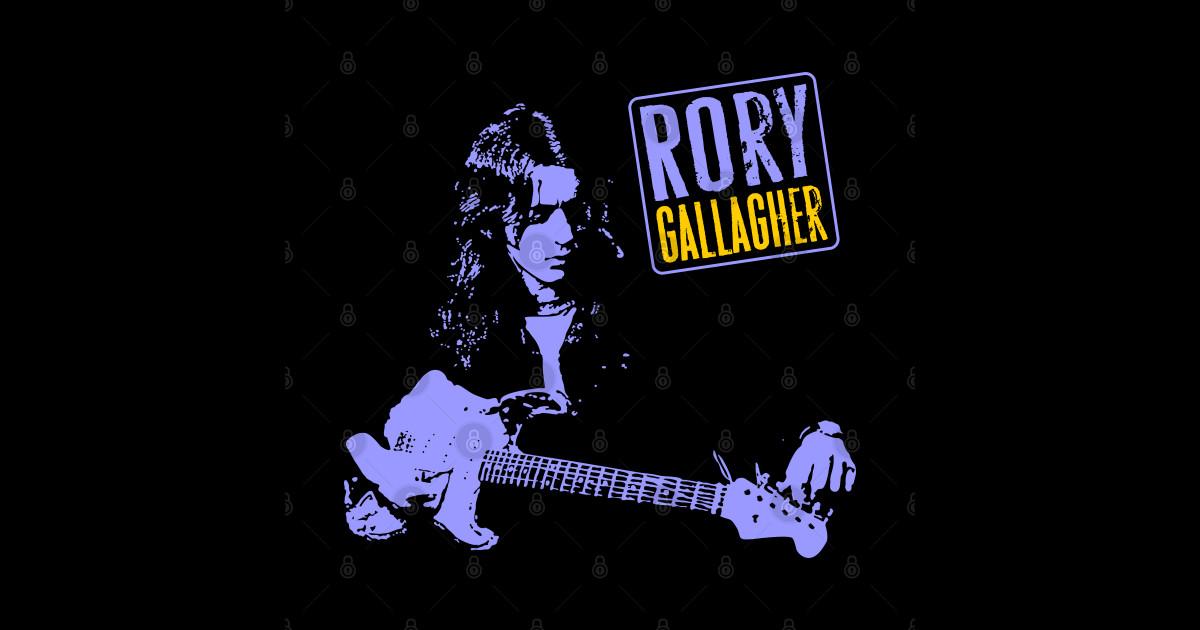 Gallagher! Gallagher! - Rory Gallagher - Sticker | TeePublic