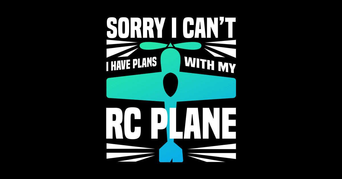 RC Plane Funny - Rc Plane - Sticker | TeePublic
