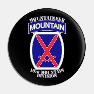10th Mountain Division Logo Pins and Buttons for Sale | TeePublic