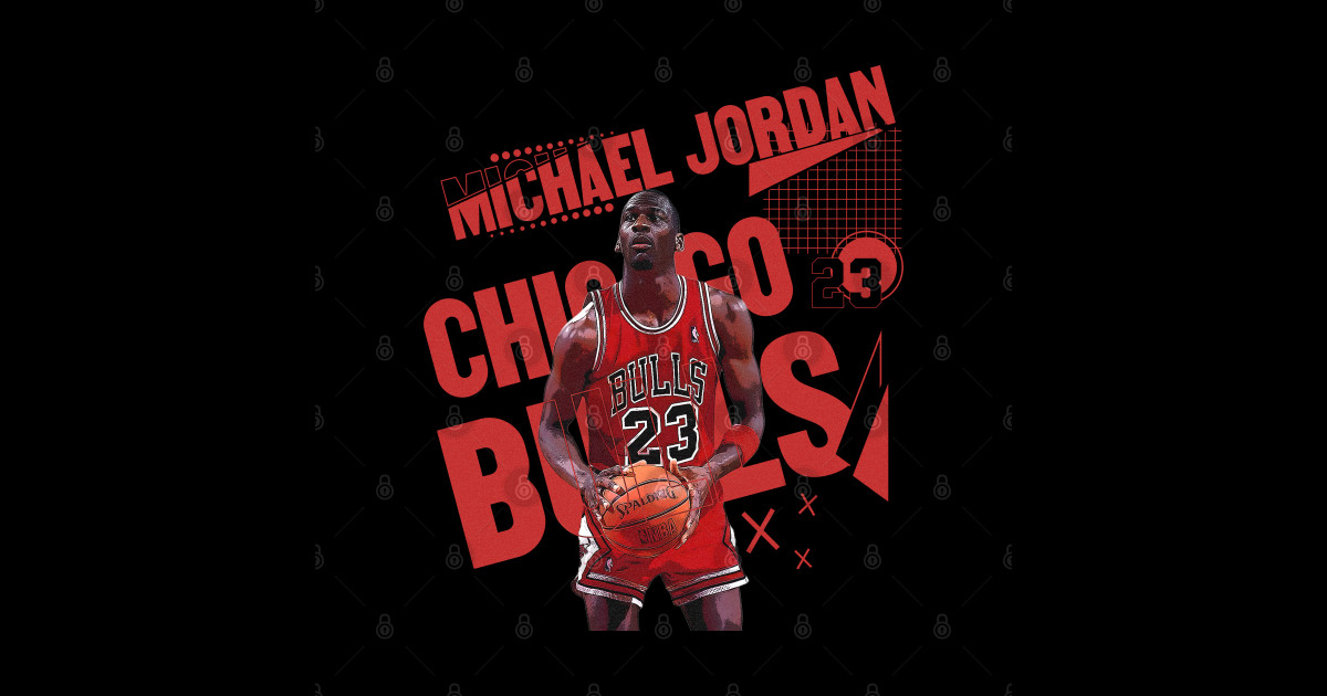 Michael jordan - chicago bulls - Basketball Player - Sticker | TeePublic