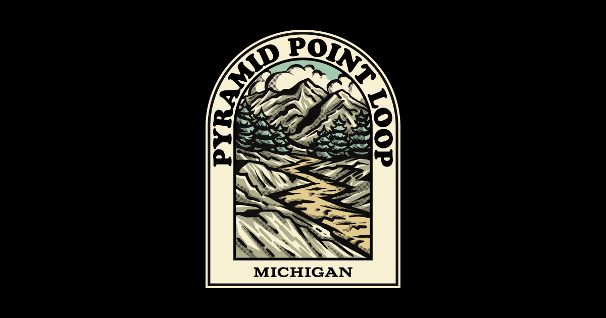 Pyramid Point Loop Michigan hiking backpacking trail - Pyramid Point ...