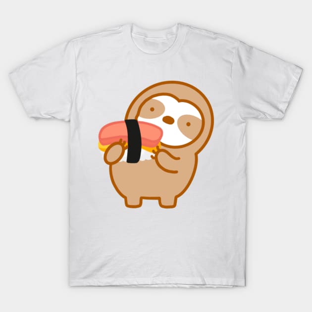 Cute Musubi Sloth - Sloth - T-Shirt | TeePublic
