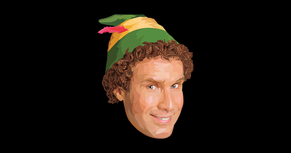 Floating Head - Buddy the Elf - Buddy The Elf - Sticker | TeePublic