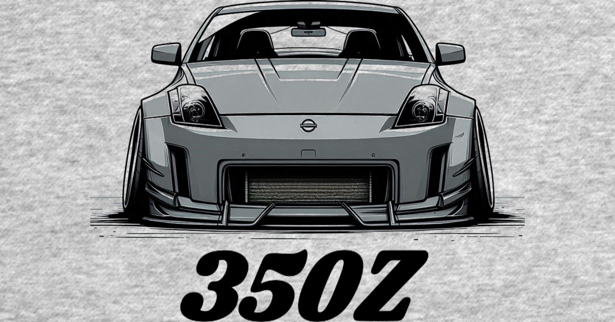 Widebody Nissan 350z Side Chest Design - Nissan 350z - Hoodie | TeePublic