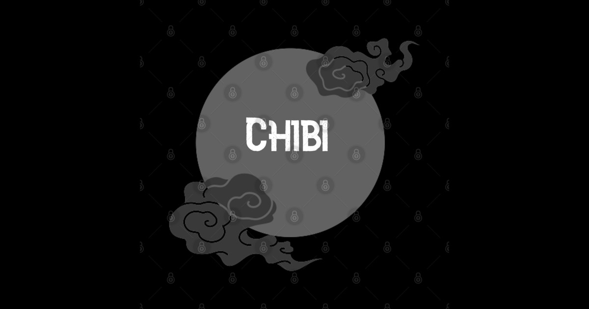 Chibi Black Symbol - Weeb - Sticker | TeePublic