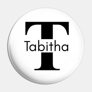Initial T Monogram Tabitha Name Label Pins and Buttons for Sale | TeePublic