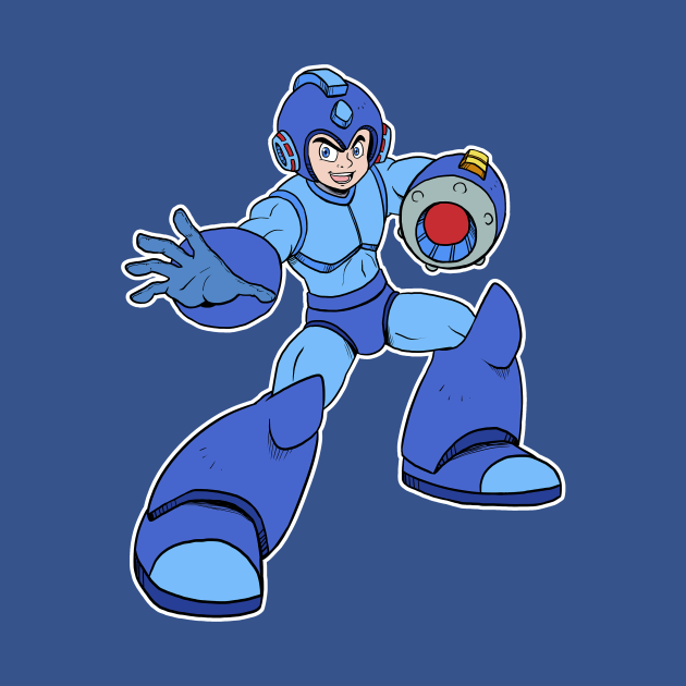 SUPER FIGHTING ROBOT - Mega Man - T-Shirt | TeePublic