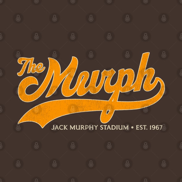THE MURPH Defunct Jack Murphy Stadium Tribute Font - San Diego Padres ...